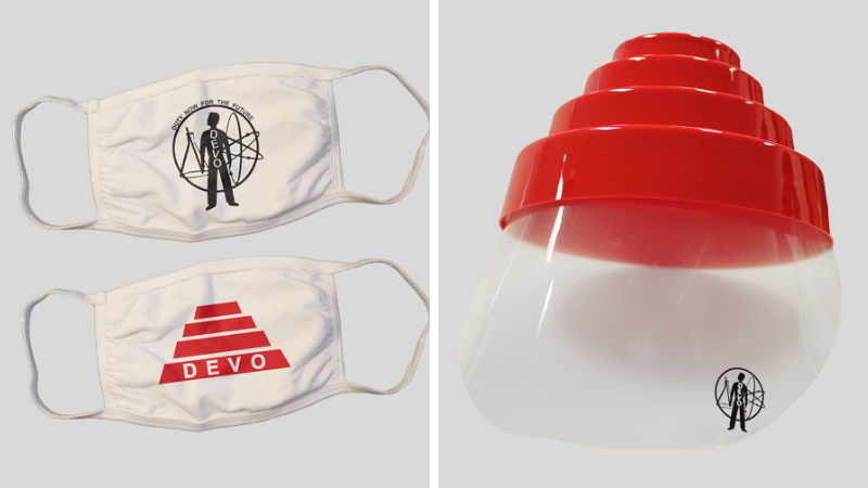 DEVO Releases COVID-19 Friendly Energy Dome Face Shields & Masks - Live ...