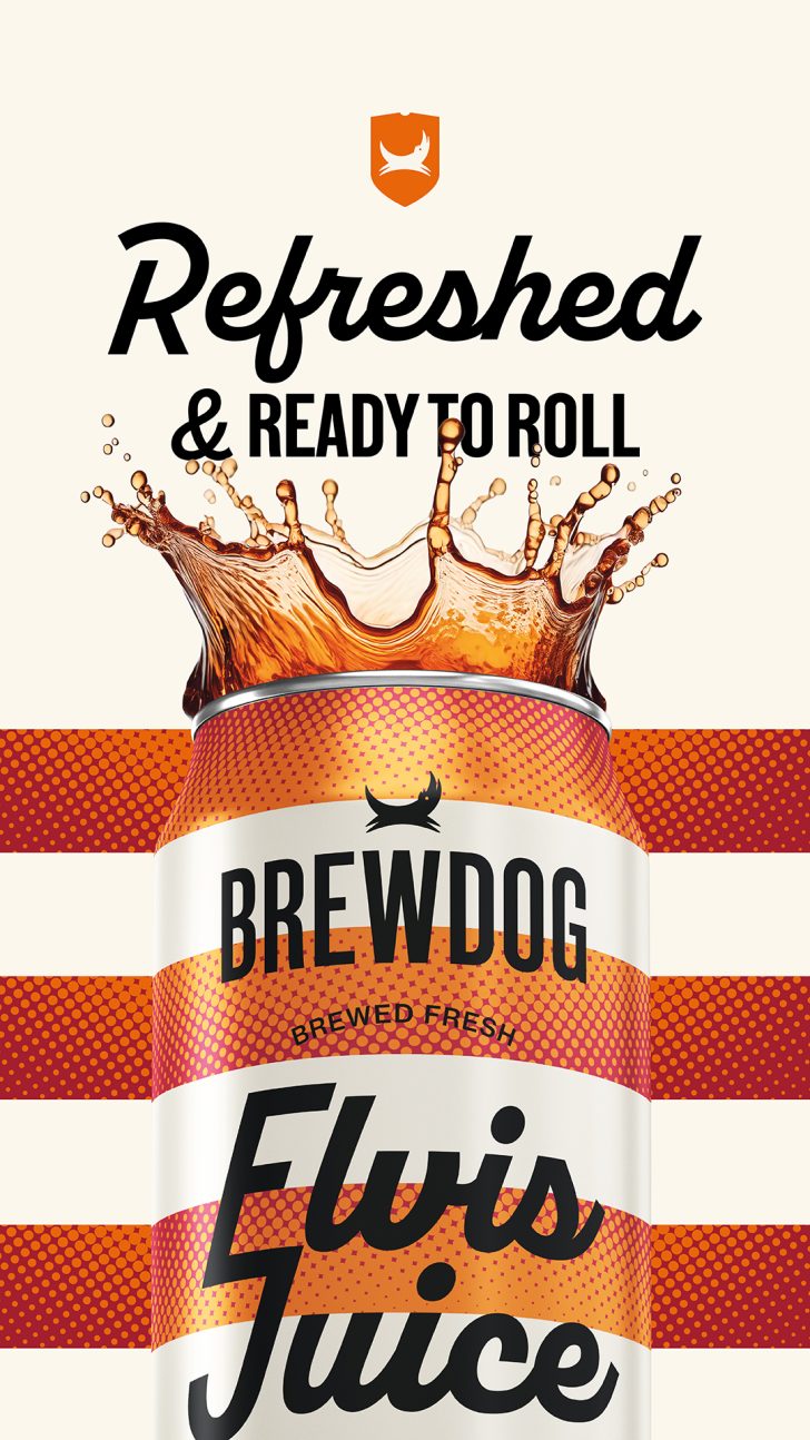 A Toast to the King: BrewDog Rebrands Elvis Juice IPA with Bold New ...