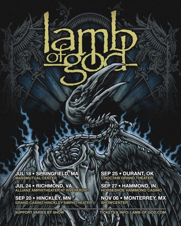 Lamb of God Announce 2025 Headlining Dates - Live Music Blog