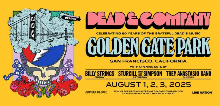 Dead & Company to Perform in Golden Gate Park August 1-3 - Live Music Blog