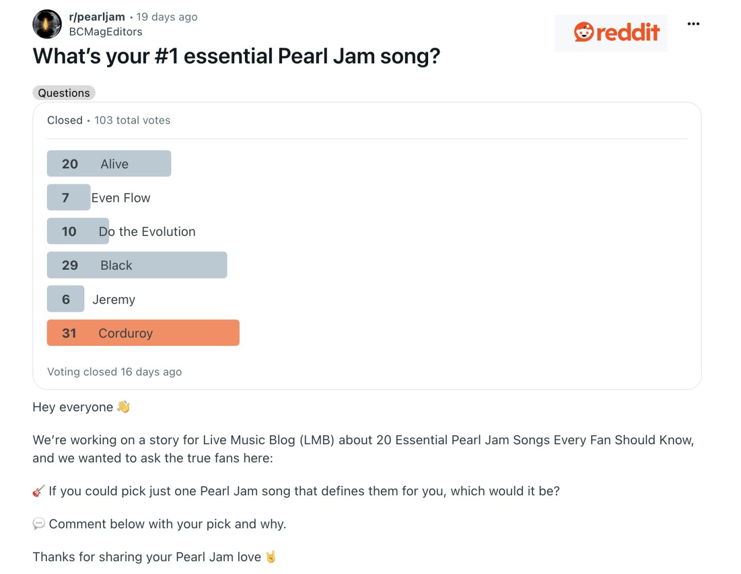 20 Best Pearl Jam Songs to Revisit Right Now - Live Music Blog